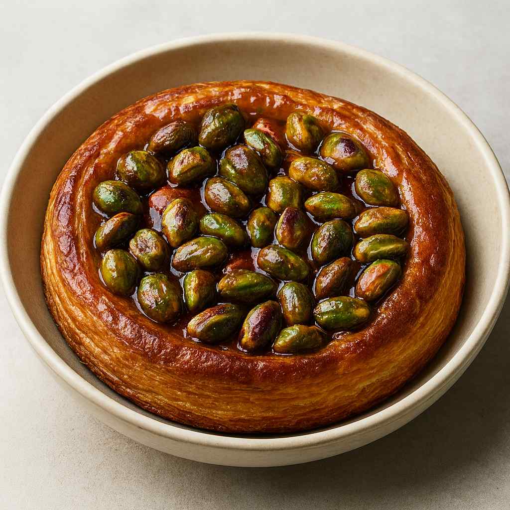Buttery Pistachio Puff Pastry Galette
