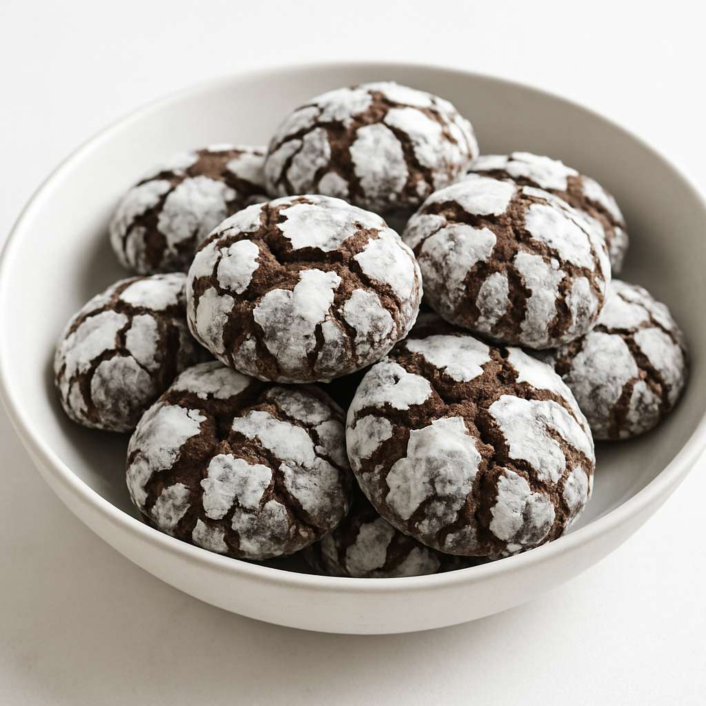 Fudgy Chocolate Crinkles by Chef RV (No-Fail Recipe!)