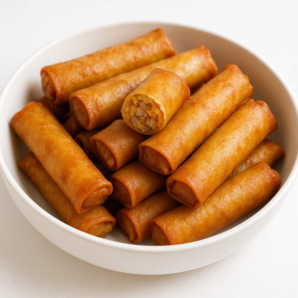 Crispy Lumpiang Shanghai with Cheesy Twist