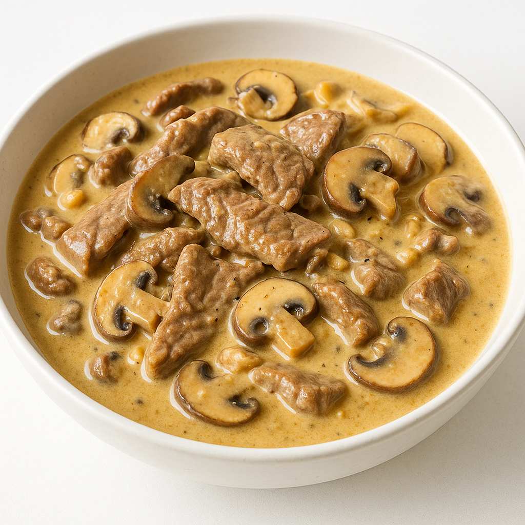 Creamy Beef with Mushrooms