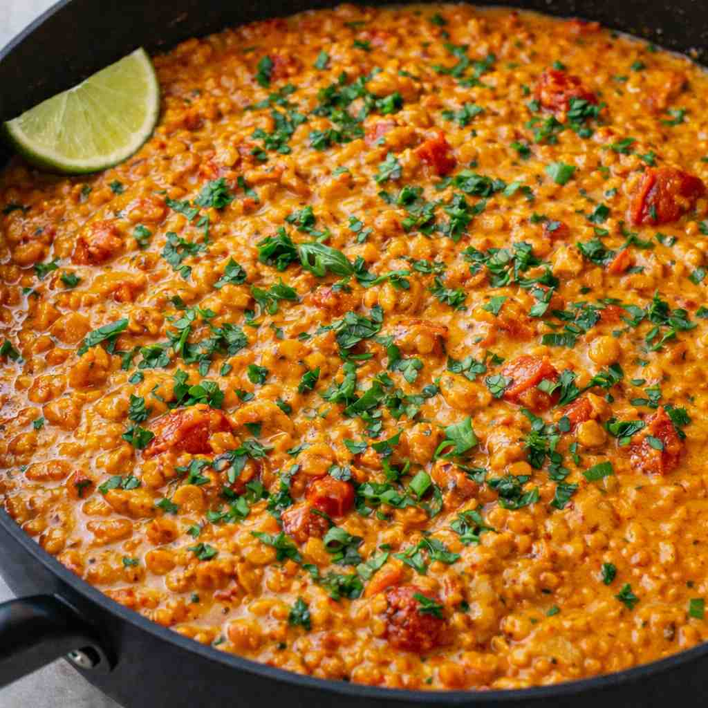 Creamy Coconut Dal with Red Lentils