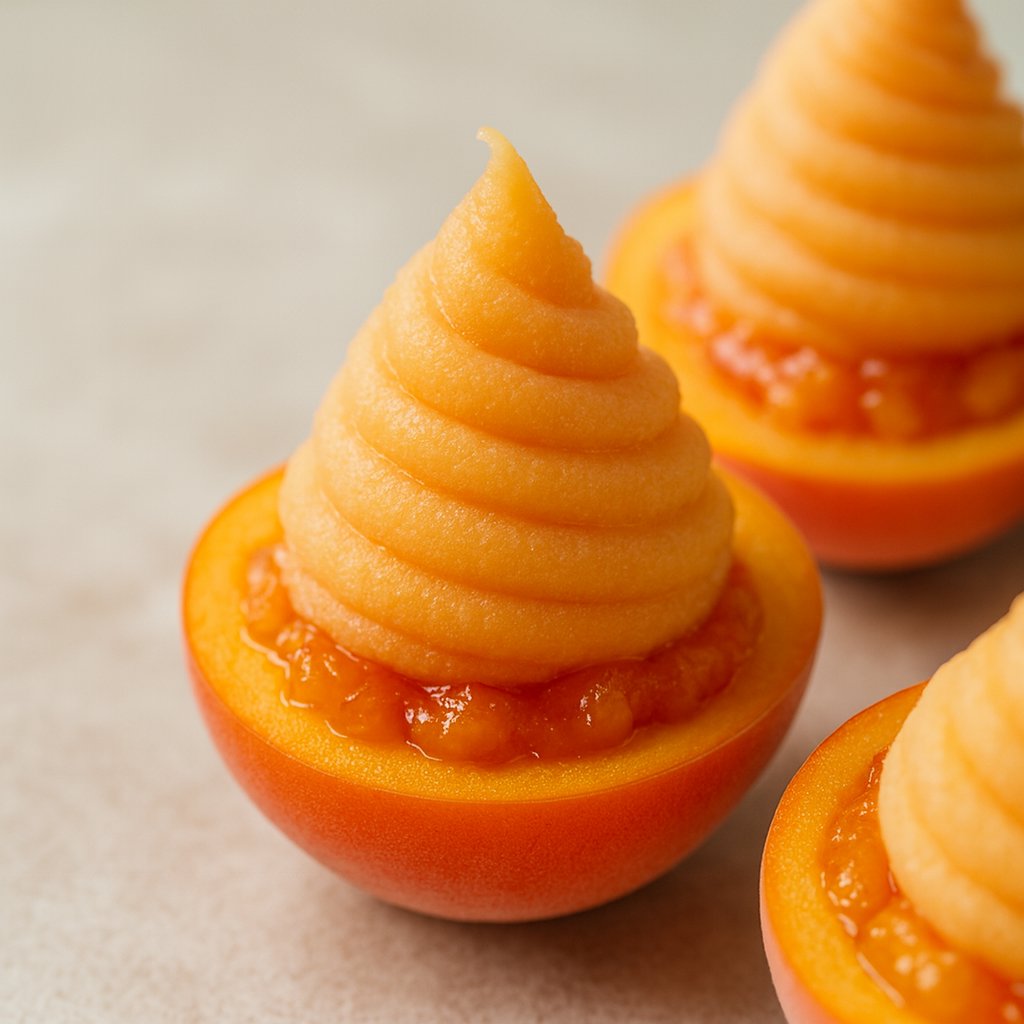 Fresh Apricot Sorbet Cups—Bright & Silky Summer Treat