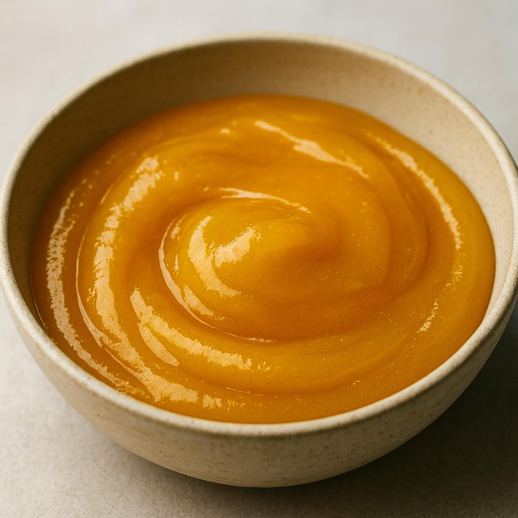 Intense Mango Gel for Plated Desserts and Tarts