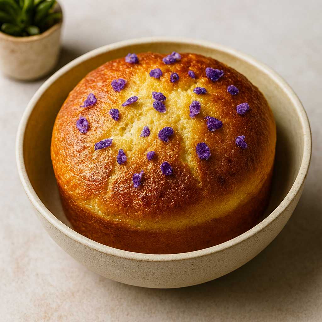 Parma Violet Country Cake — Soft & Fragrant