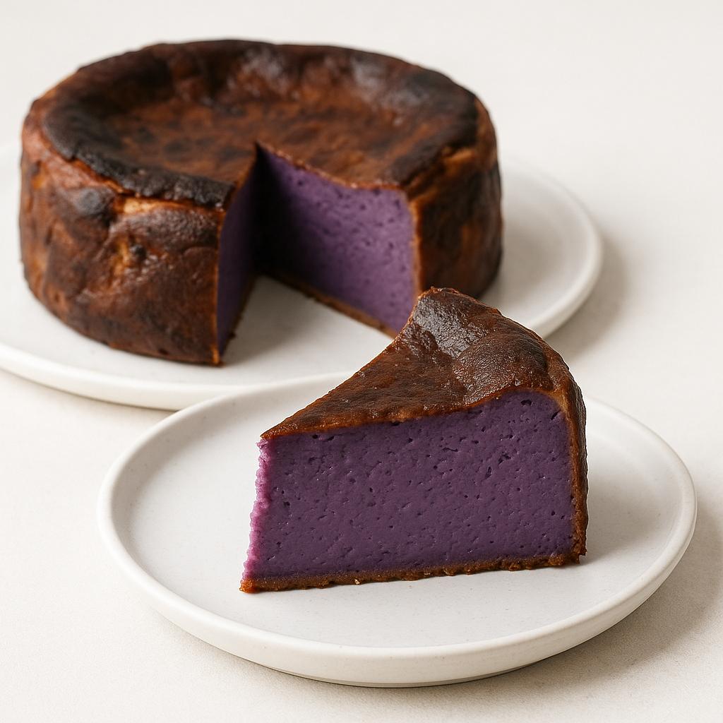 Ube Basque Cheesecake - RecipeShare App