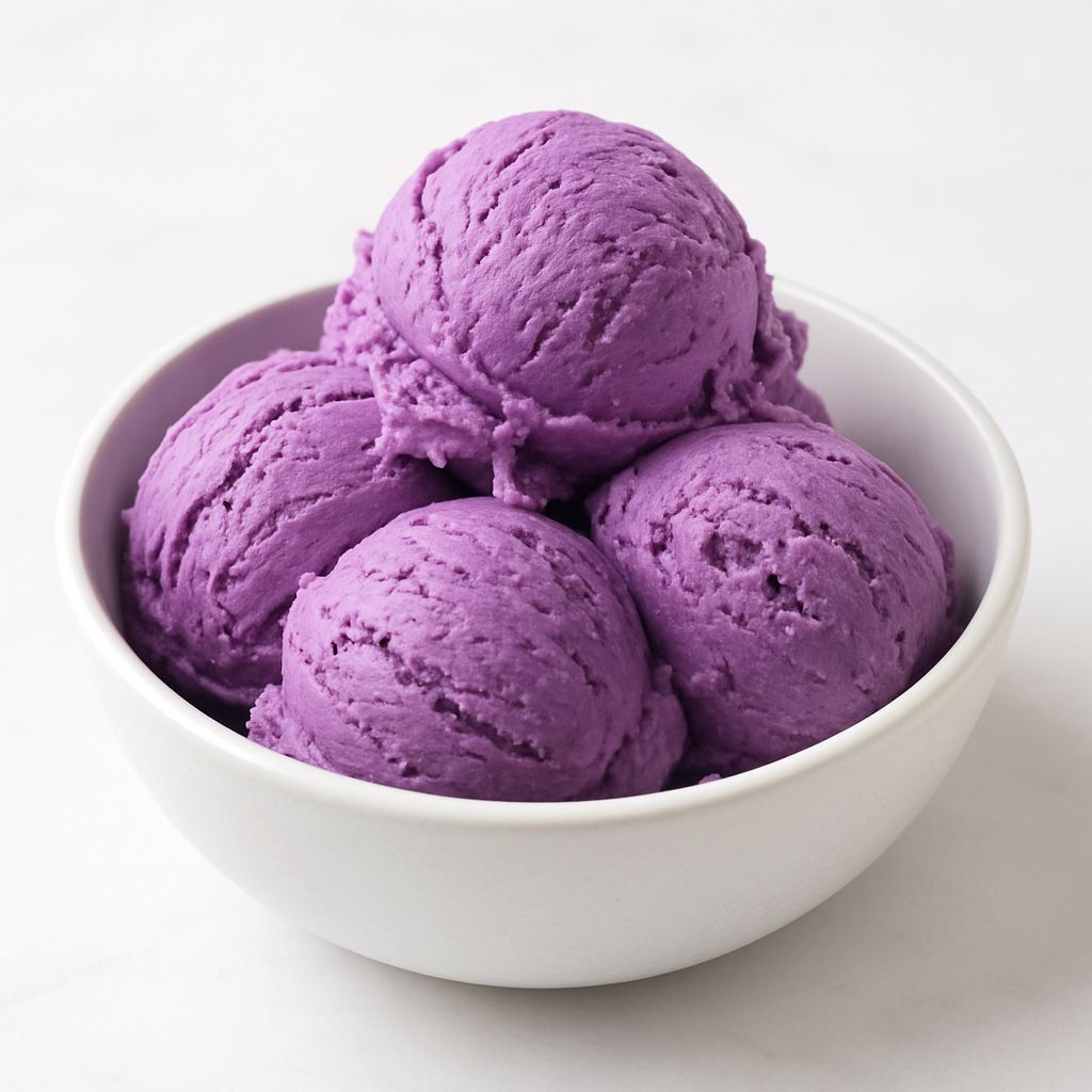 Creamiest Homemade Ube Ice Cream (Filipino Purple Yam Dessert)